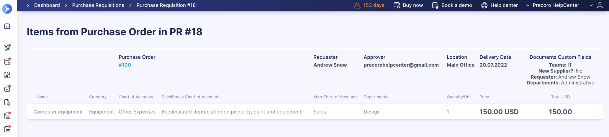 How to Create a Purchase Requisition